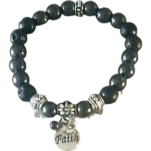 QVC | Jewelry | Nwot Inspirational Bead Bracelets Gold Silver And Black ...